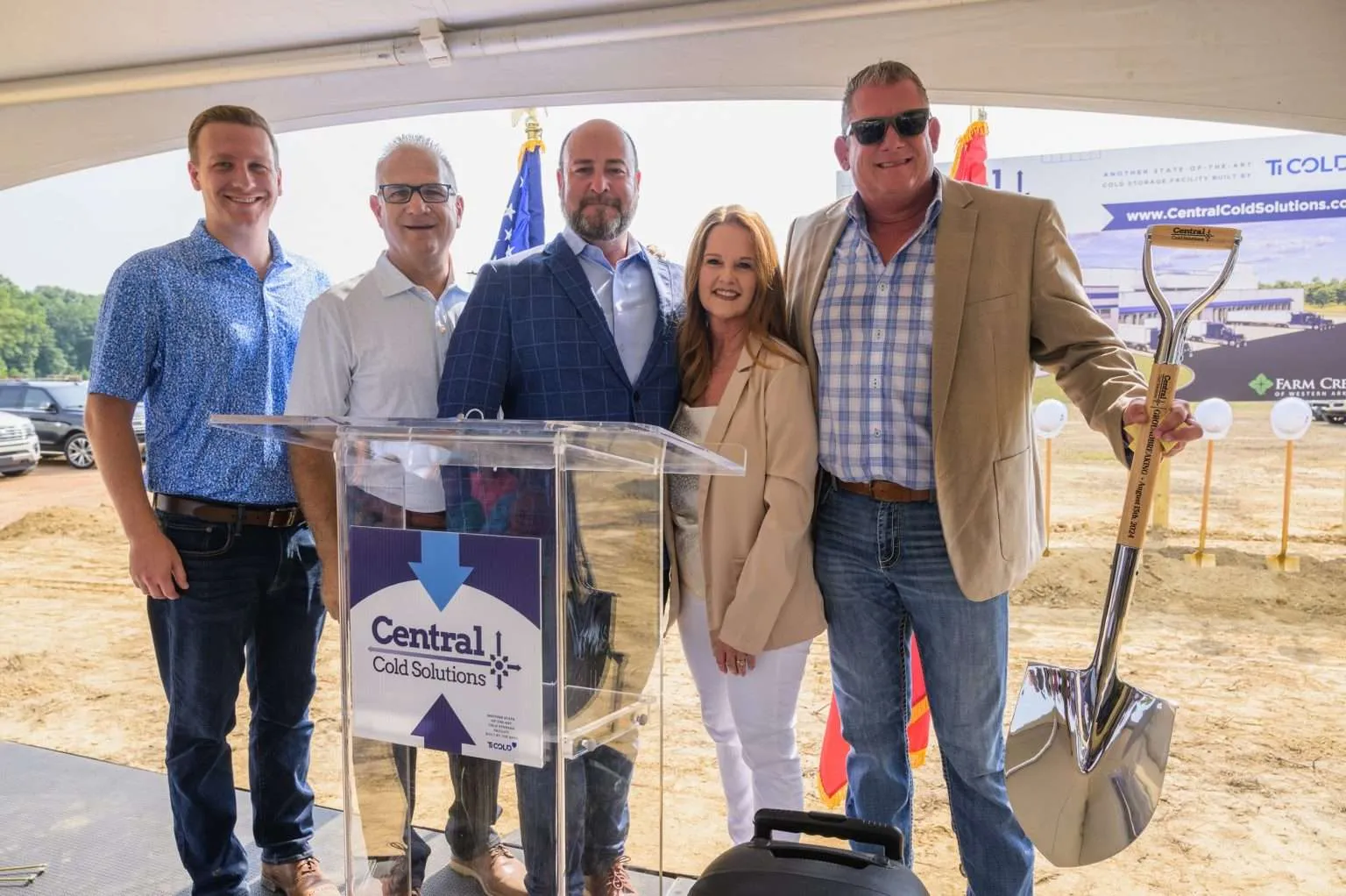 Central Cold Solutions Breaks Ground | Arkansa - Ti Cold