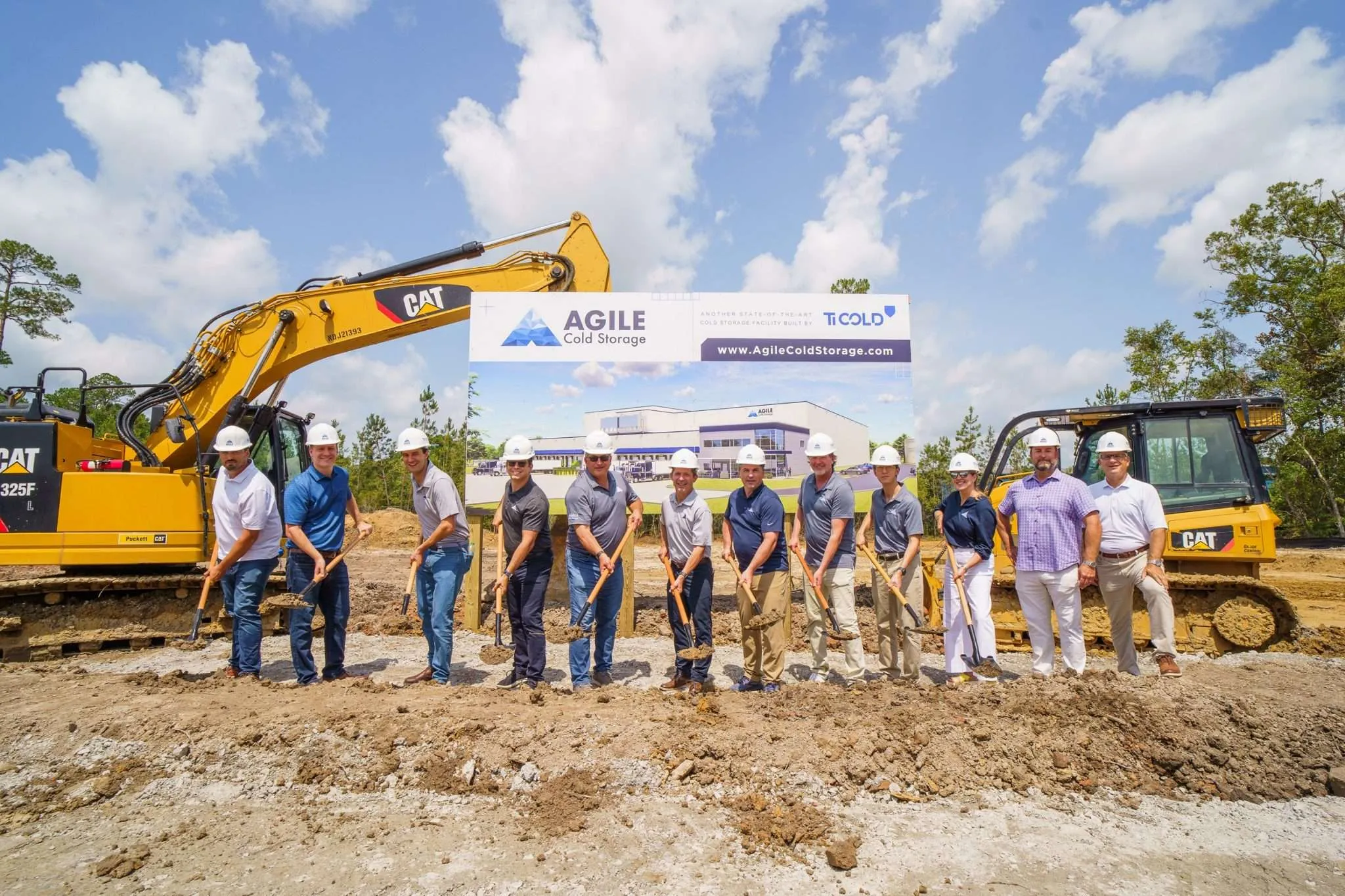 Agile Cold Storage Breaks Ground - Pearl River LA